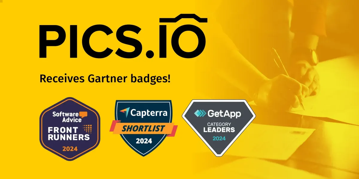 Pics.io receives Gartner badges in 2024